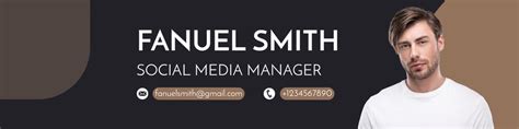 Services Of Social Media Manager Online Linkedin Cover Template