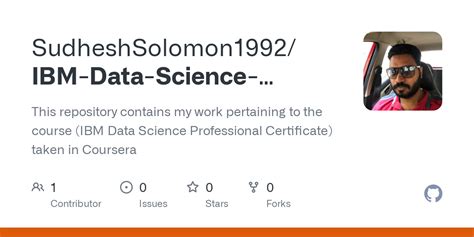 github sudheshsolomon1992 ibm data science professional certificate
