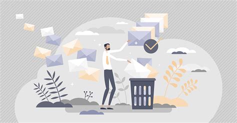 이메일 필터 및 받은 편지함 콘텐츠 분석 및 정렬 순서 작은 사람 개념 전자메일에 대한 스톡 벡터 아트 및 기타 이미지 전자메일 0명 개념 Istock