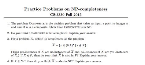 Solved The Problem COMPOSITE Is The Decision Problem That Chegg