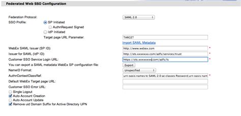 Solved Webex Sso With Microsoft Ad Fs 20 Page 3 Cisco Community