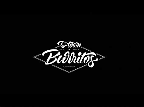 Burritos Lettering Logo Animation Intro By Yaroflasher On Dribbble