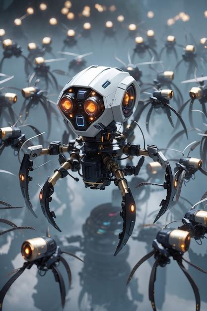 premium ai image nanobot swarm manipulator a futuristic superhuman
