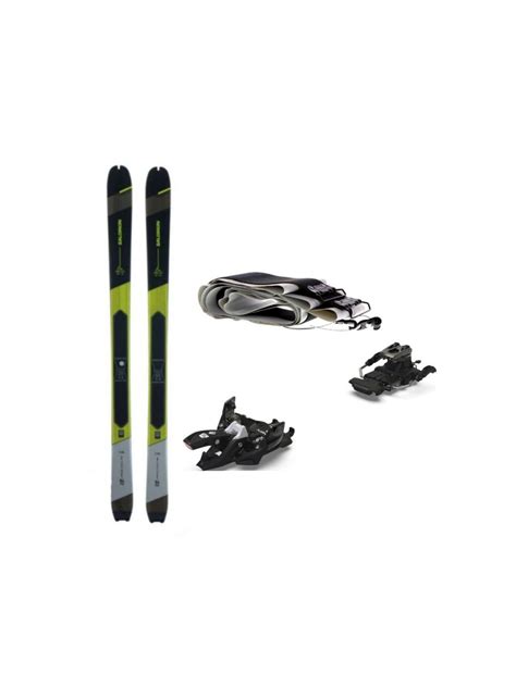 Set Salomon Mnt 84 Pure 2223 Marker Alpinist 8 Skins Beldask