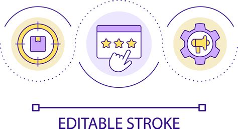 Promoted Product Review Loop Concept Icon Indicating Customer