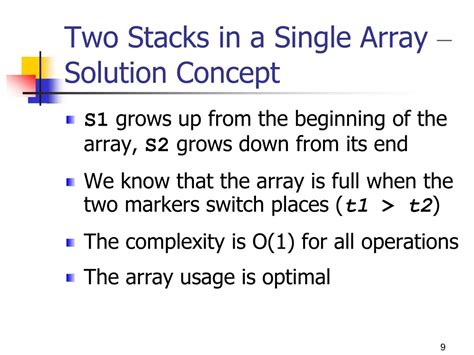 Ppt Efficient Stack Implementation With Two Queues And Two Stacks In A Single Array Powerpoint