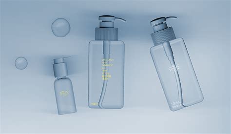 洗发水沐浴乳瓶子包装设计三维产品设计小臣原创作品 站酷zcool