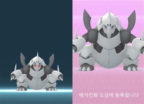 포켓몬고 메가진화 도감등록 12월01일 메가후딘 메가캥카 메가강철톤 메가프테라 메가보스로라