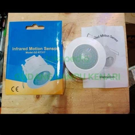 Promo Saklar Lampu Sensor Gerak Pir Switch Otomatis Detector Plafon