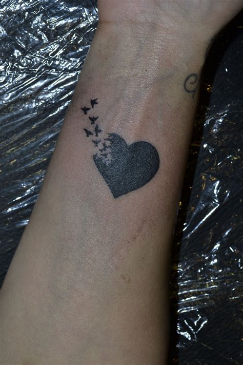 Small Black Heart Tattoo Printable Calendars At A Glance
