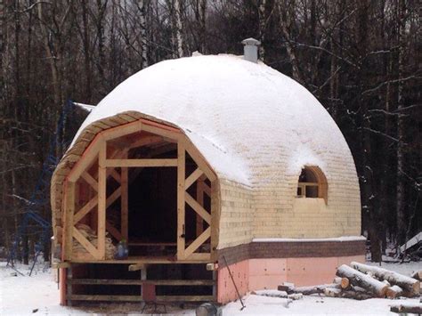 Купольный дом из соломы