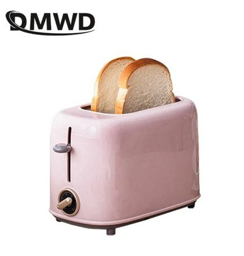 Dmwd 6 기어 전기 빵 토스터 650w 방진 뚜껑 포함 아침 식사 양면 난방 220v 티몬