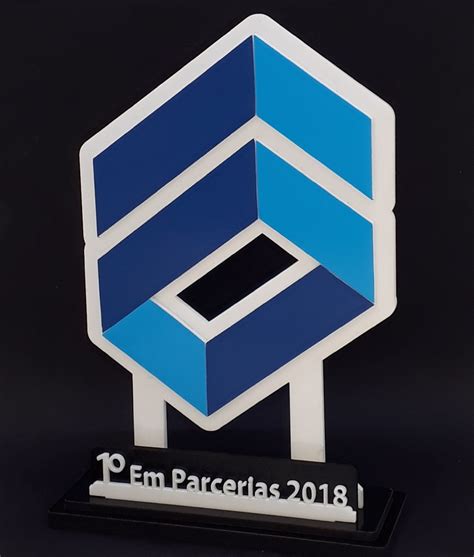 Troféu em Acrílico mdf Personalizado Elo7 Produtos Especiais
