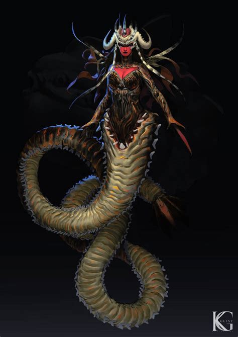 Bobbit Worm Girl By Kevin Glint Scrolller