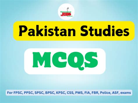 Pakistan Studies Important Mcqs Solved For Fpsc Ppsc Kpsc Spsc Bpsc