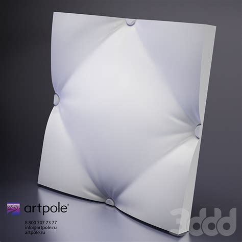 Другие предметы интерьера Гипсовая 3d панель Ampir от Artpole 3d