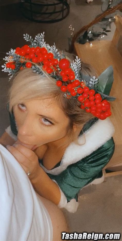 Tasha Reign Blowing Santa S Cock In Pov Scene Photos