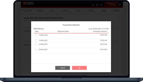 Apply For My Preferred Payment Plan POSB Singapore