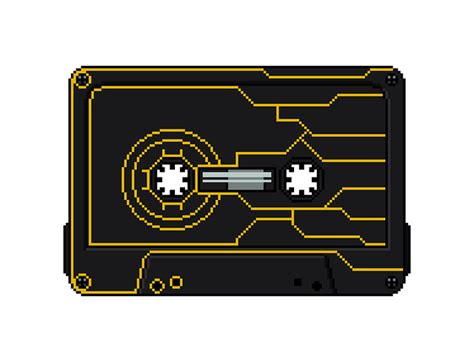 Download Pixel Art Pixel Cassette Royalty Free Stock Illustration Image Pixabay