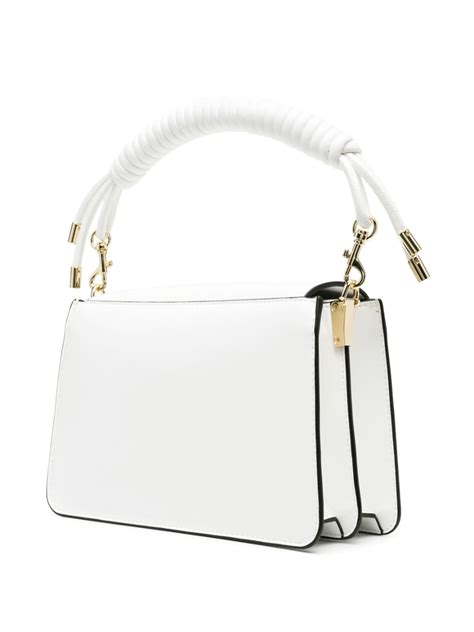 Versace Jeans Couture Logo Clasp Tote Bag White Farfetch