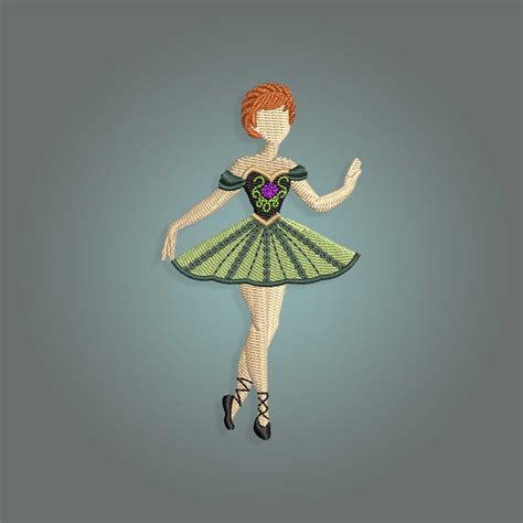 Ballerina Embroidery Design Files For Machine Embroidery