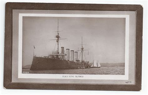 Royal Navy Drake Class Armoured Cruiser Postcards