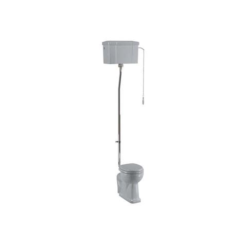Buy Burlington Bespoke Moon Grey High Level Cistern Including Fittings