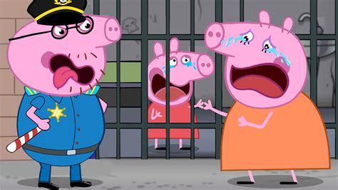 Peppa Pig Goes To Prison Peppa Pig Funny Animation YouTube