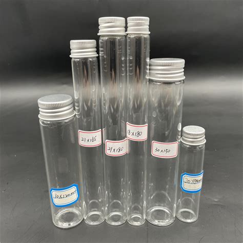Laboratory Glassware Flat Bottom Lab Borosilicate Glass Test Tube With