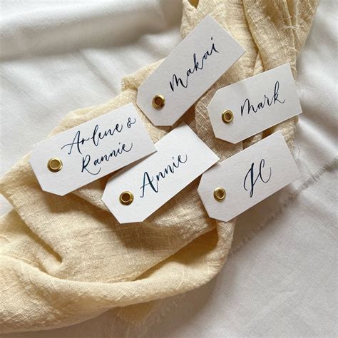 Wedding Calligraphy Name Tags Shopee Philippines