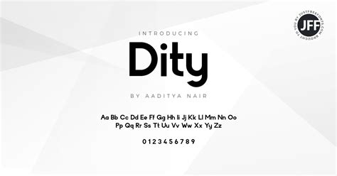 Dity Font Download Free