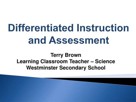 Ppt Differentiated Instruction And Assessment Powerpoint Presentation Id 4683016