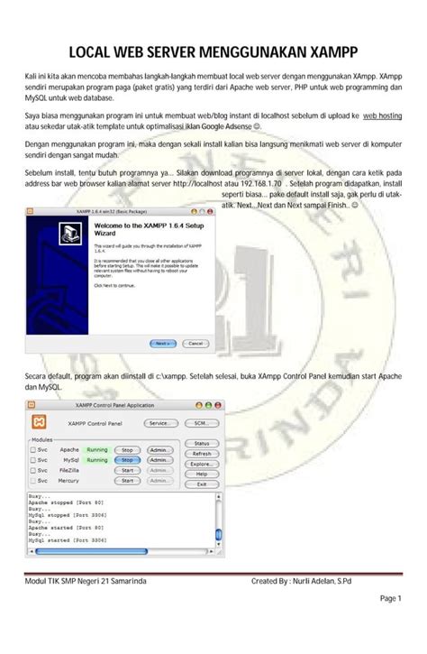Xampp Local Web Server Pdf