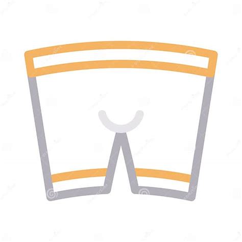 Nicker Thin Color Line Vector Icon Stock Vector Illustration Of Clip