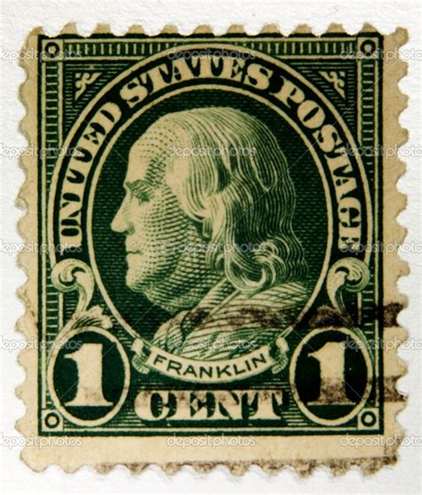 Old U S Postage Stamp Ben Franklin Vintage Postage Stamps Postage