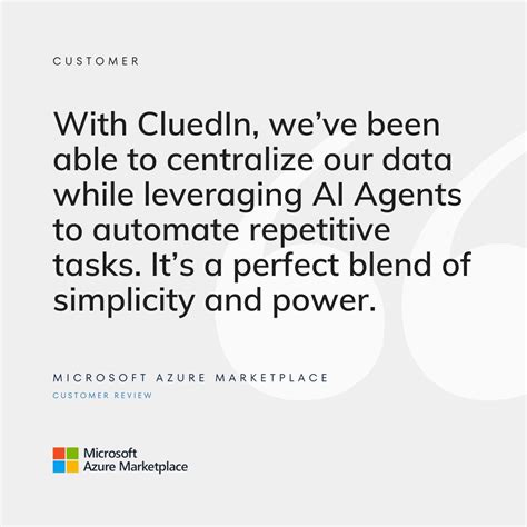 Cluedin On Linkedin Azure Marketplace Aiagents Aiagent Human