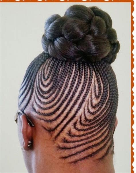 Small Cornrows Cornrows Updo Ghana Braids Hairstyles Braided Hairdo