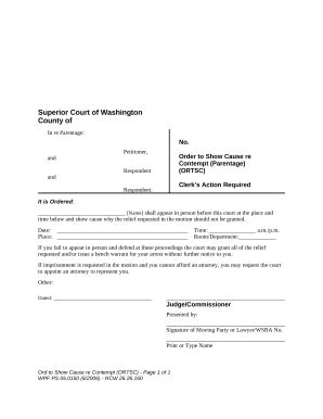 Order Cause Regarding Doc Template PdfFiller
