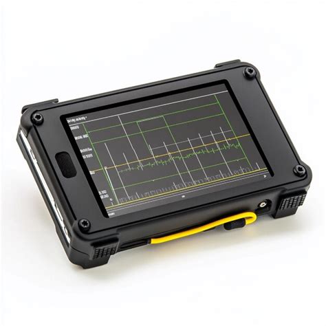 Electronic Oscilloscope With A Touchscreen Interface And Probe