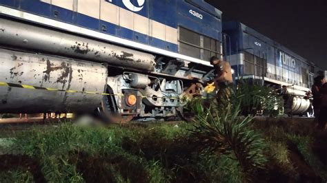 Homem morre após ser atropelado por trem e ter a cabeça decapitada na