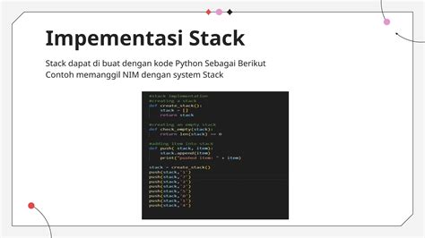 Presentasi Stack Atau Tumpukan Dalam Pembelajaran Algoritmapptx