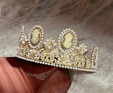 Swedish Cameo Napoleonic Tiara Replica Etsy
