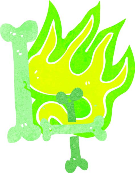 Cartoon Halloween Bone Number 39919007 Png
