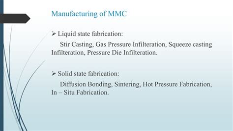 Metal Matrix Composites Ppt