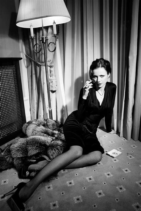 Maria Mironova Noir Noir Movie Art Photography