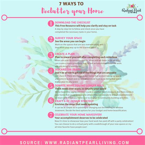 7 ways to declutter your home and re design radiant pearl living