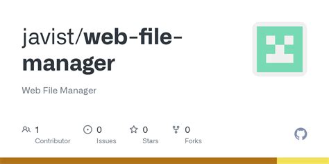 github javist web file manager web file manager