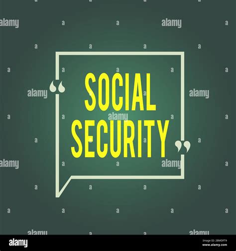 Text Sign Showing Social Security Business Photo Showcasing Assistance From State Showing With