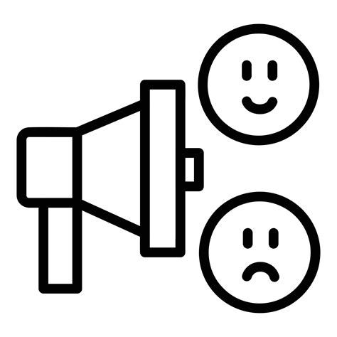 Megaphone Vector Icon Outline Style Icon From Advertisement Icons