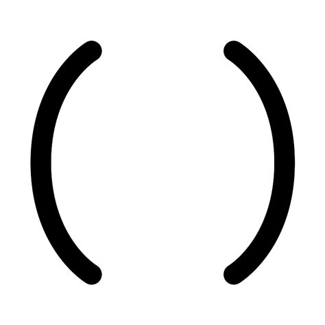 Brackets Round Fill Vector Svg Icon Svg Repo